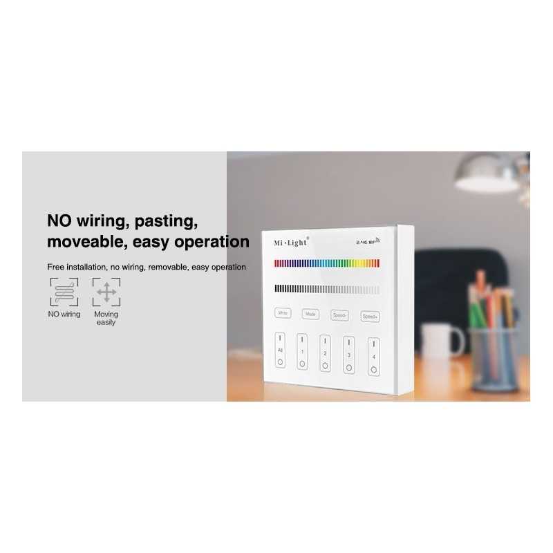 Mi-Light 4-zone RGB/RGBW smart panel B3