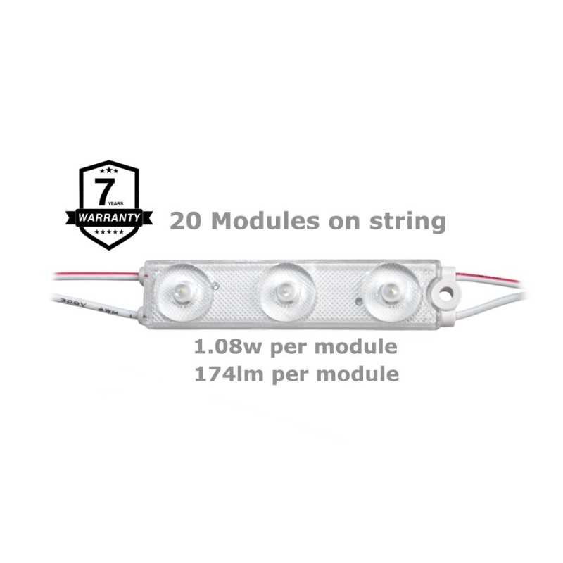 led module high brightness string of 20