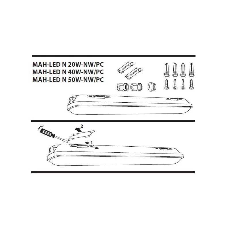 led tube fitting