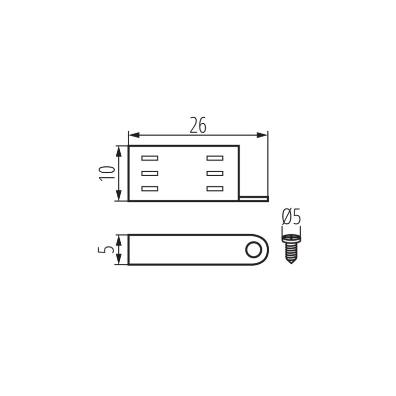 NEON MOUNTING CLIP (20 pack)